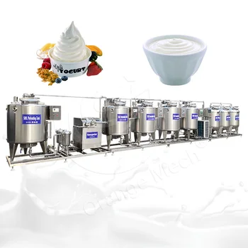 Fully Automatic Industrial Greek Yogurt Production Line Milk Maker ...