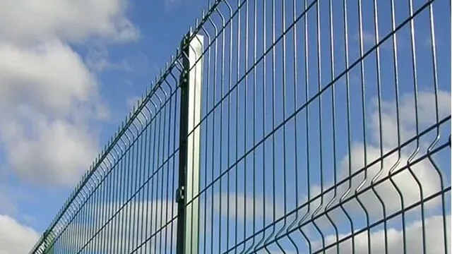 Fence Panel Poland Popular Powder Coated Pole With Welded Fence Panel ...
