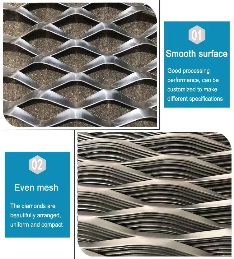 For Roof Walk Aisle Safety Platform Metal Galvanized Expanded Metal ...