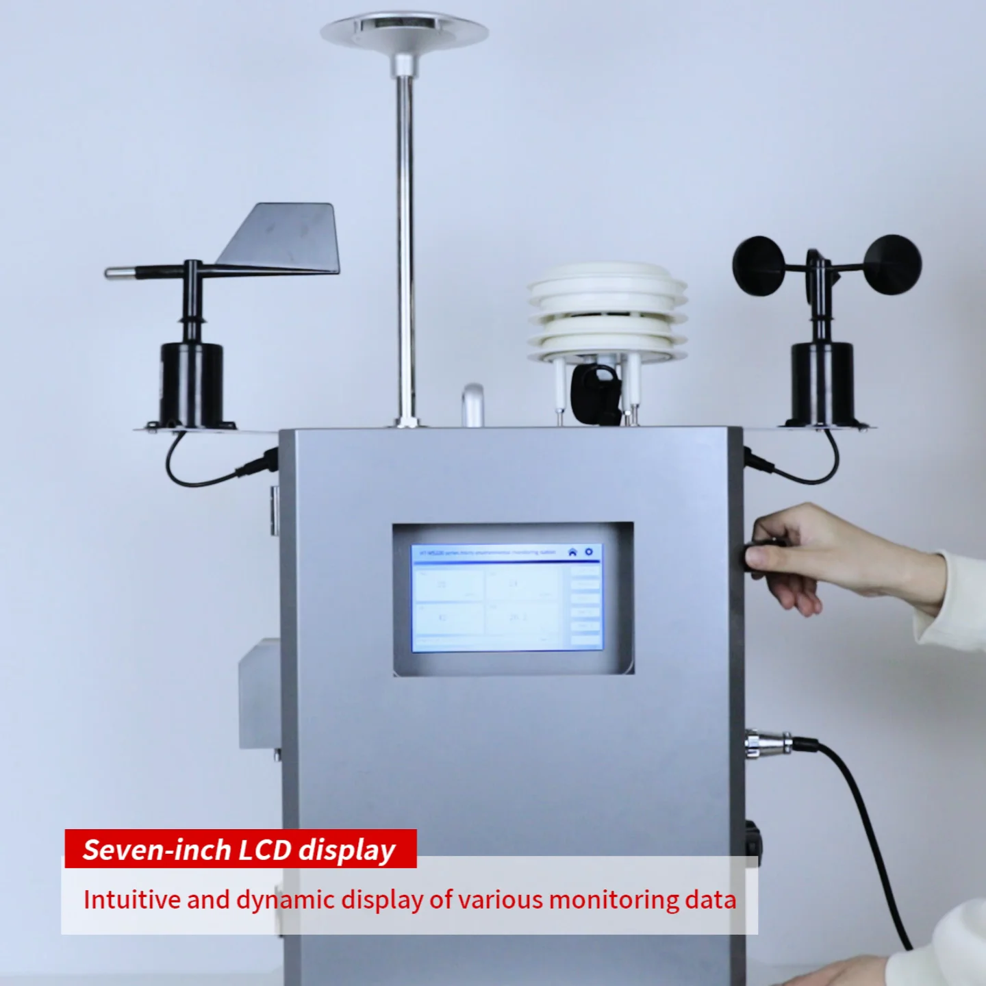 Ht-ms100 Outdoor Air Pollution Monitor Rs485 Small Co Ozone So2 No2 Gas ...