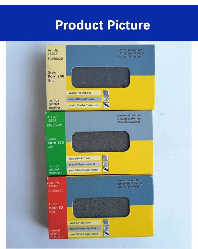 Elastic Stone Rubber Sanding Block 80x50x20mm Abrasive Block,Rubber ...