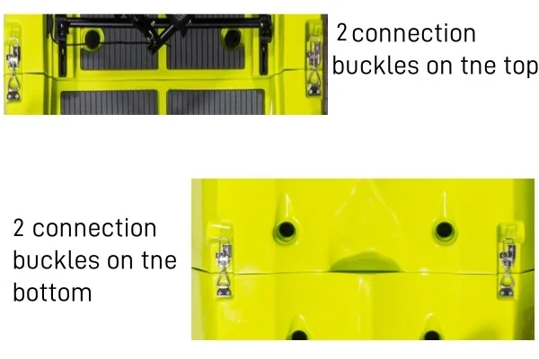 3M Modular Kayak with Detachable HDPE Hull - Durable & Versatile