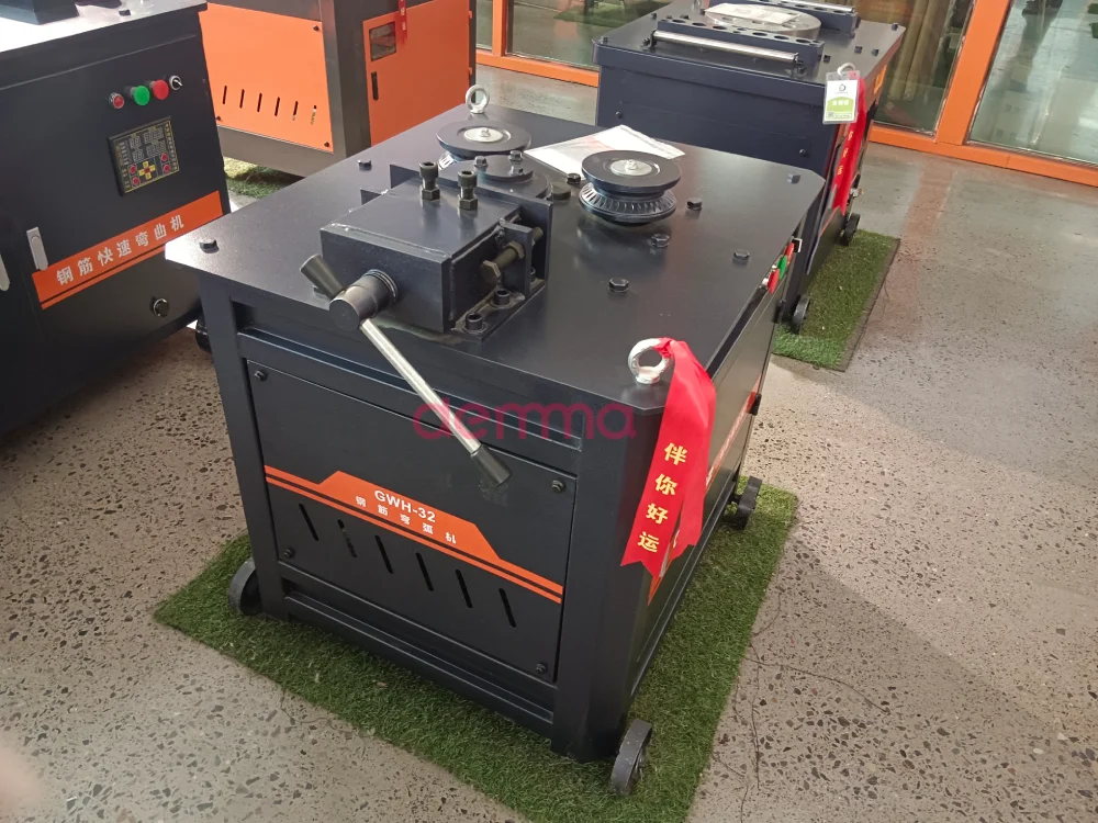 200mm Radius Rebar Arc Bending Machine Semi-Automatic Steel Bar Curving ...