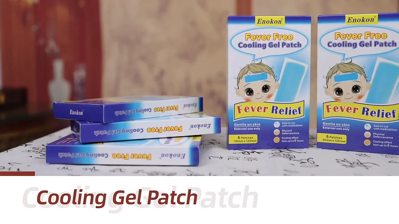 Hydrogel Fever Cooling Patch Kids Adults Migraine Fever Heatstroke ...