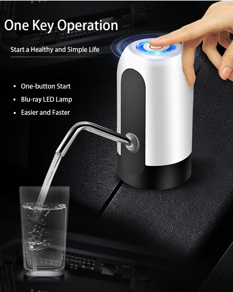 Sy300 Mini Automatic Electric 5 Gallon Drinking Bottle Carboy Water ...