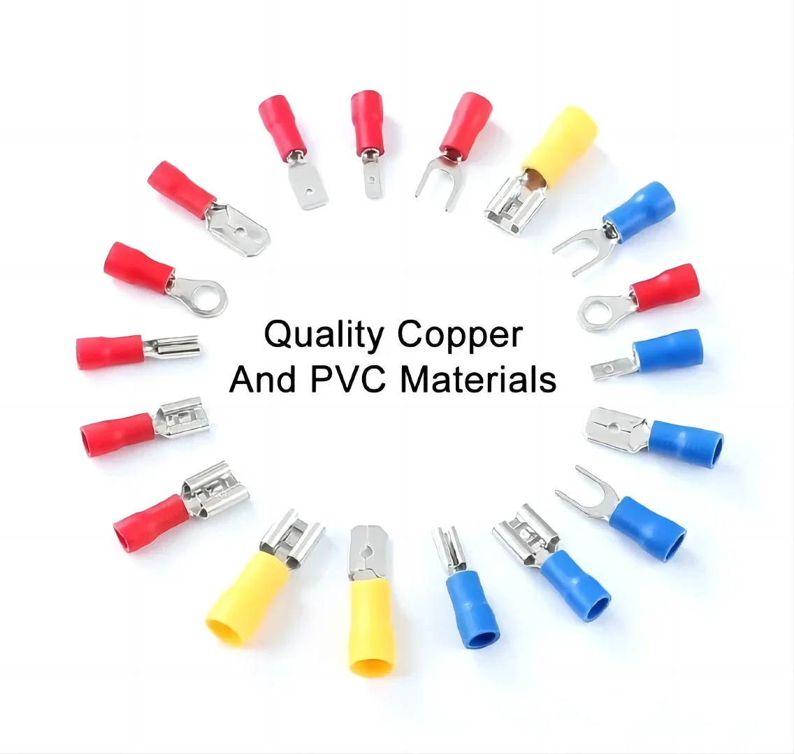 1200PCS Crimp Spade Terminal Assorted Electrical Wire Cable Connector ...