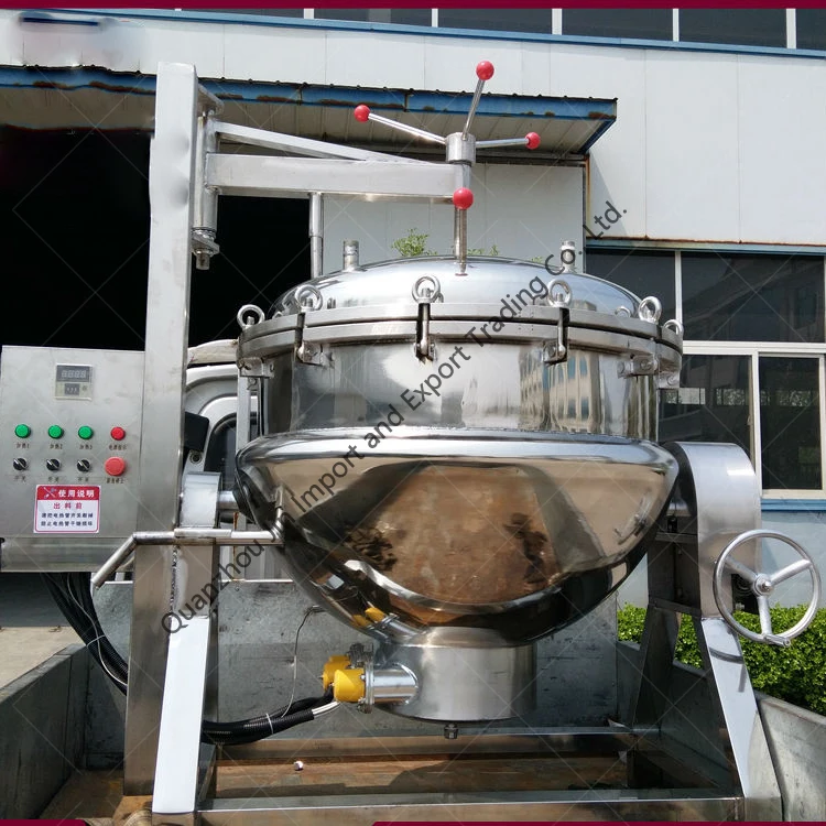 Industrial Vacuum Jacketed Kettle Steam Cooker/jacketed Pot With ... Industrial Vacuum Jacketed Kettle Steam Cooker/jacketed Pot With ...
