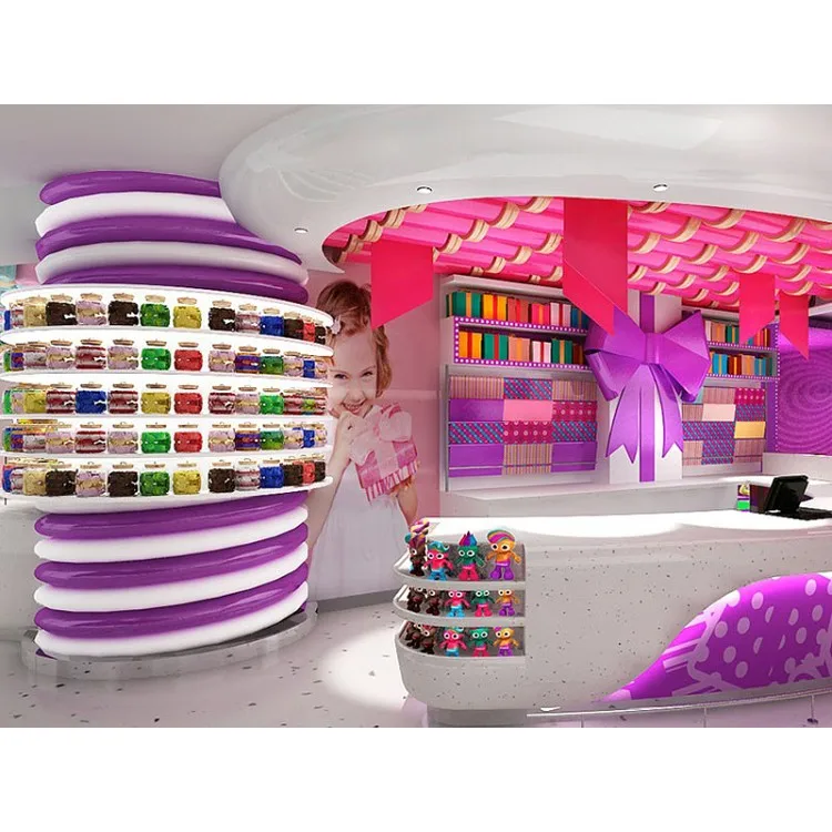 Top quality Candy Store Displays Interior Design Decorations Candy ...