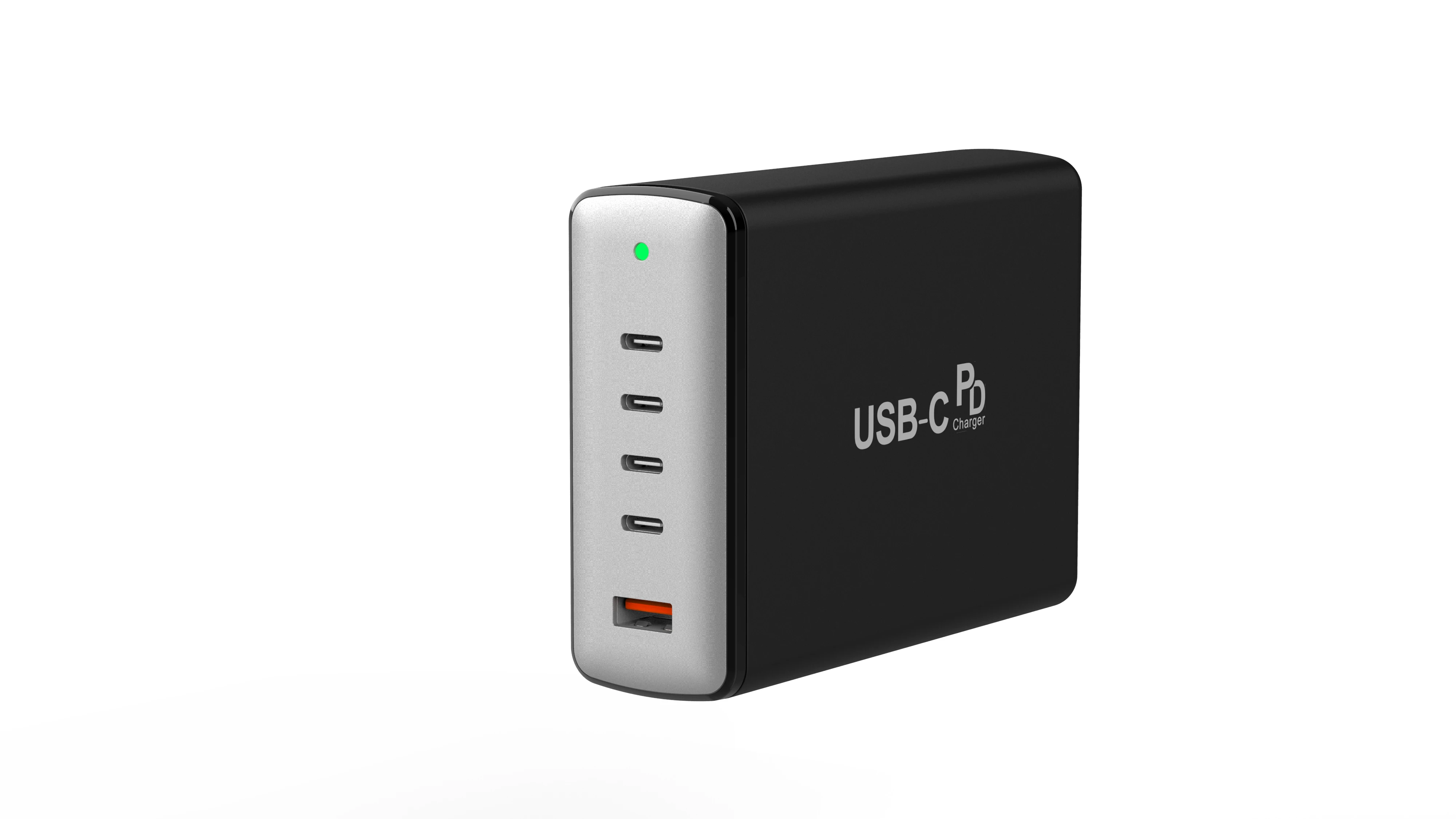 New Gan 240w Usb-c 5-port Pd Charger 4c+1a Desktop Charger Station ...