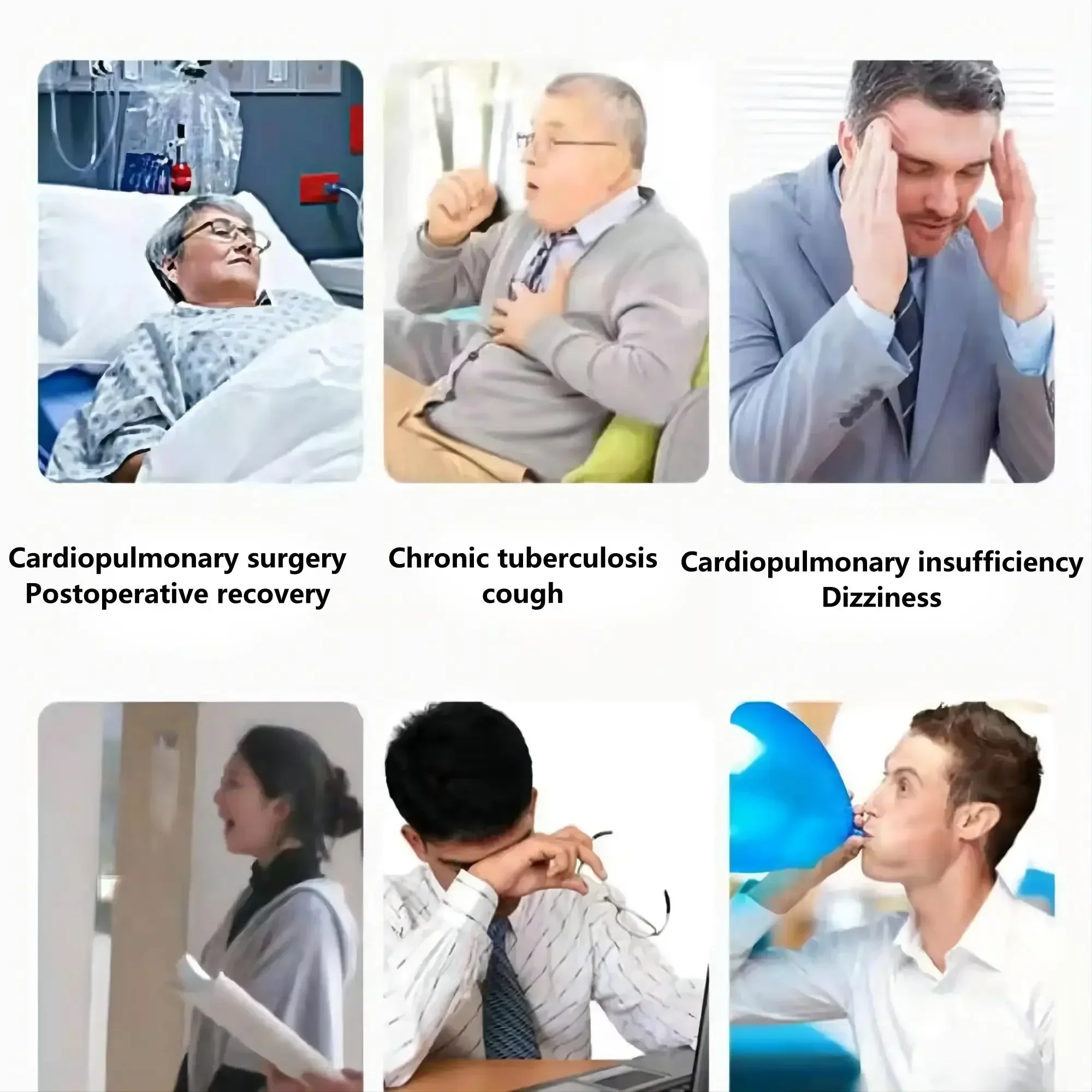 Respiratory Spirometry Lung Function Improvement Trainer With 3 Balls ...