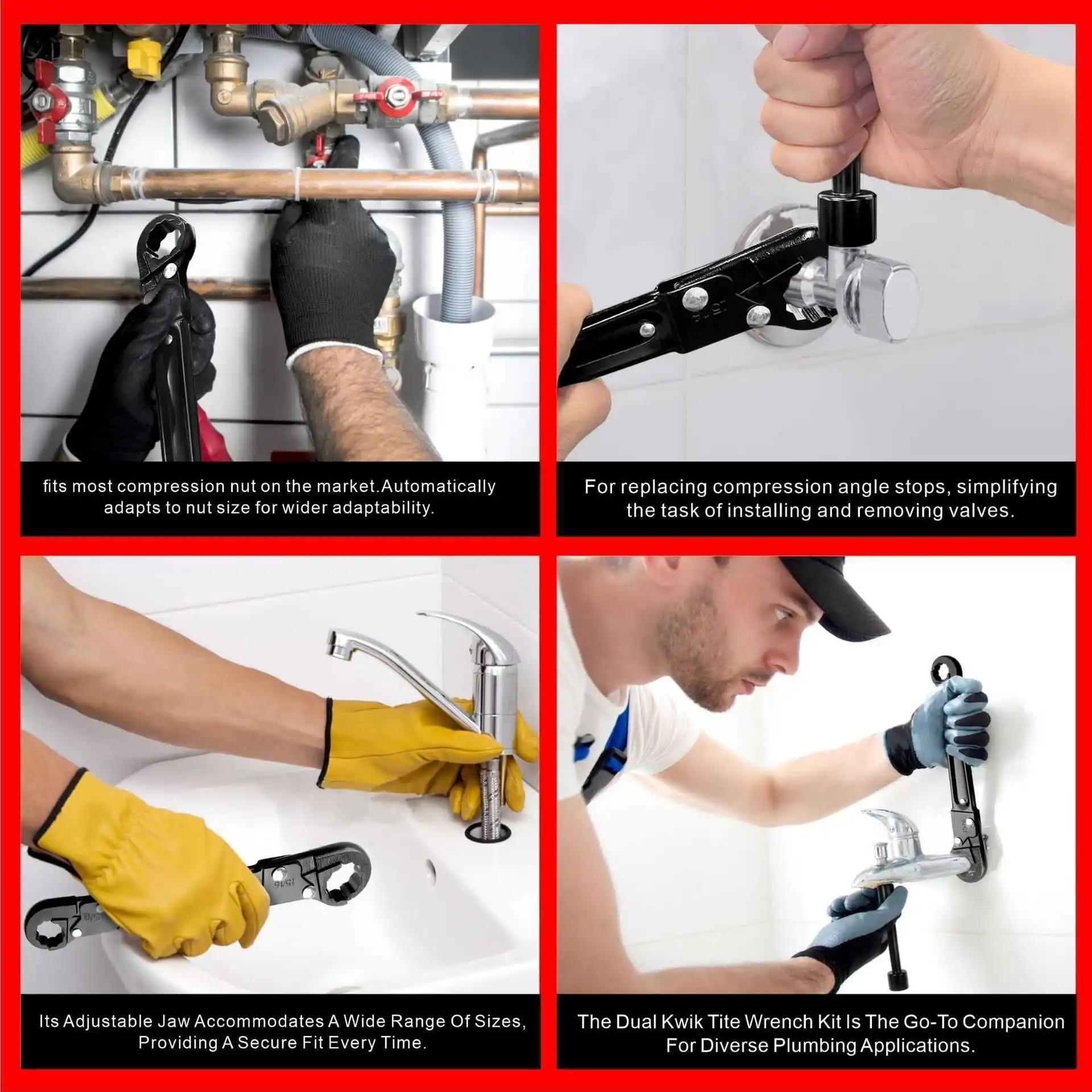 Double-ended Pipe Spanner Double-ended Tyre Socket Spanner Plumbing ...