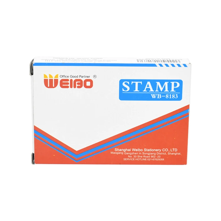 Self-inking Stamp Pad Standard- Rectangle Re-inkable Water-based Dye ...