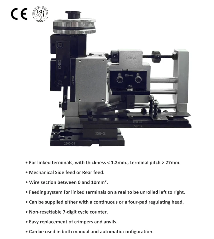 Ew-09h028 High Precision Side Feed Crimping Terminal Applicator Otp ...