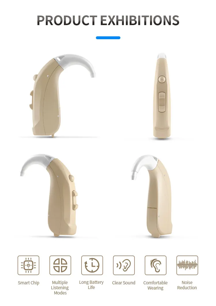 Ear Machine 4 Program Bte Mini Digital Invisible Wireless Hearing Aids ...