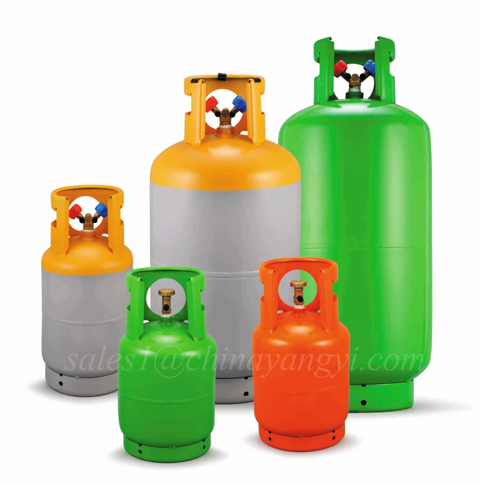 Refillable cylinder Empty Gas Tank Refrigerant recovery cylinders 30lbs ...