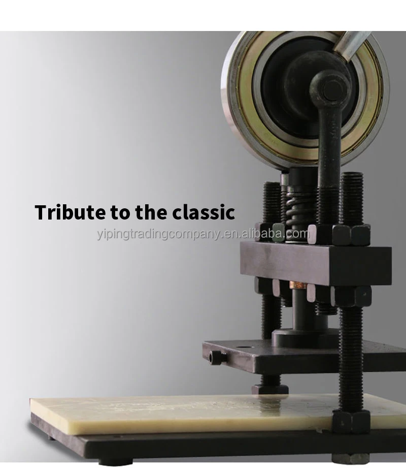 Heavy Duty Manual Die Cutting Machine for Leather & Paper - Precision ...
