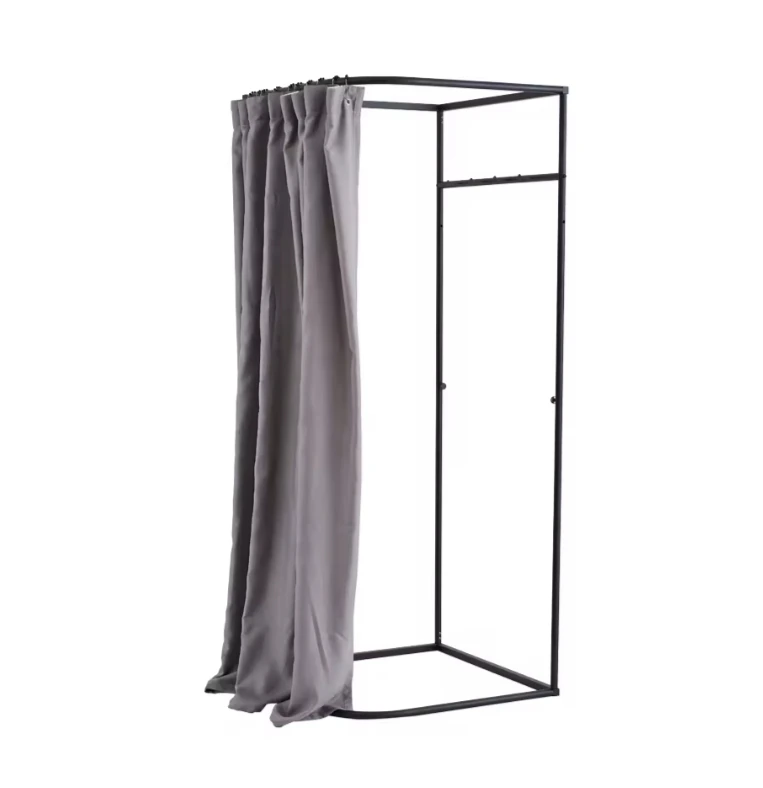 Fitting Room Shop Interior Design Ideas - Wall Mounted Display Rack