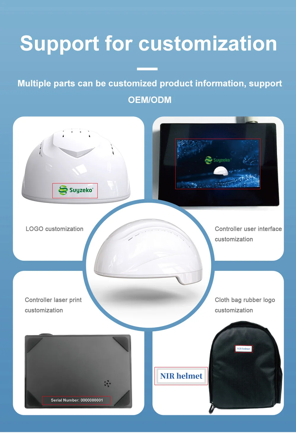 Suyzeko Brain Health Care Device 810nm Near Infrared Physical Therapy ...