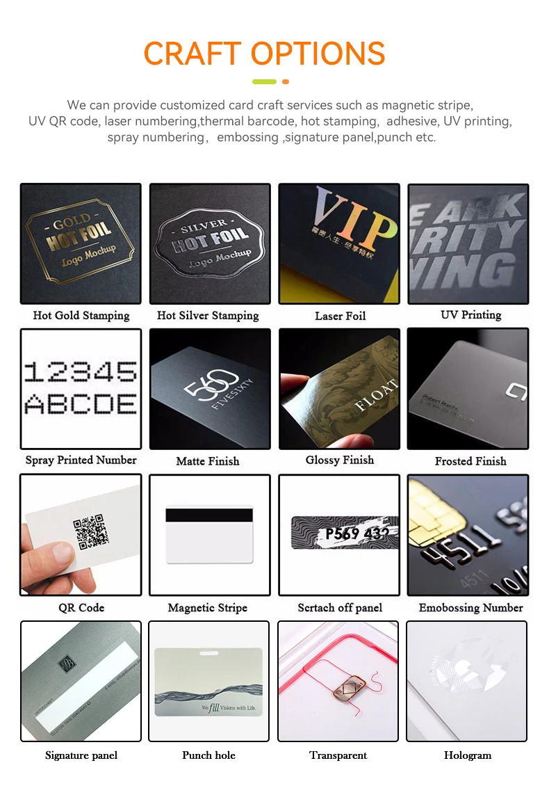 Printable Gold Silver Hot Stamp UV Barcode Loyalty Programs MIFARE ...