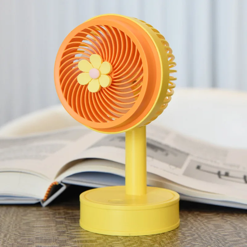 Newest Table Cooling Fan Rechargeable Telescoping Mainstays Mini Table ...