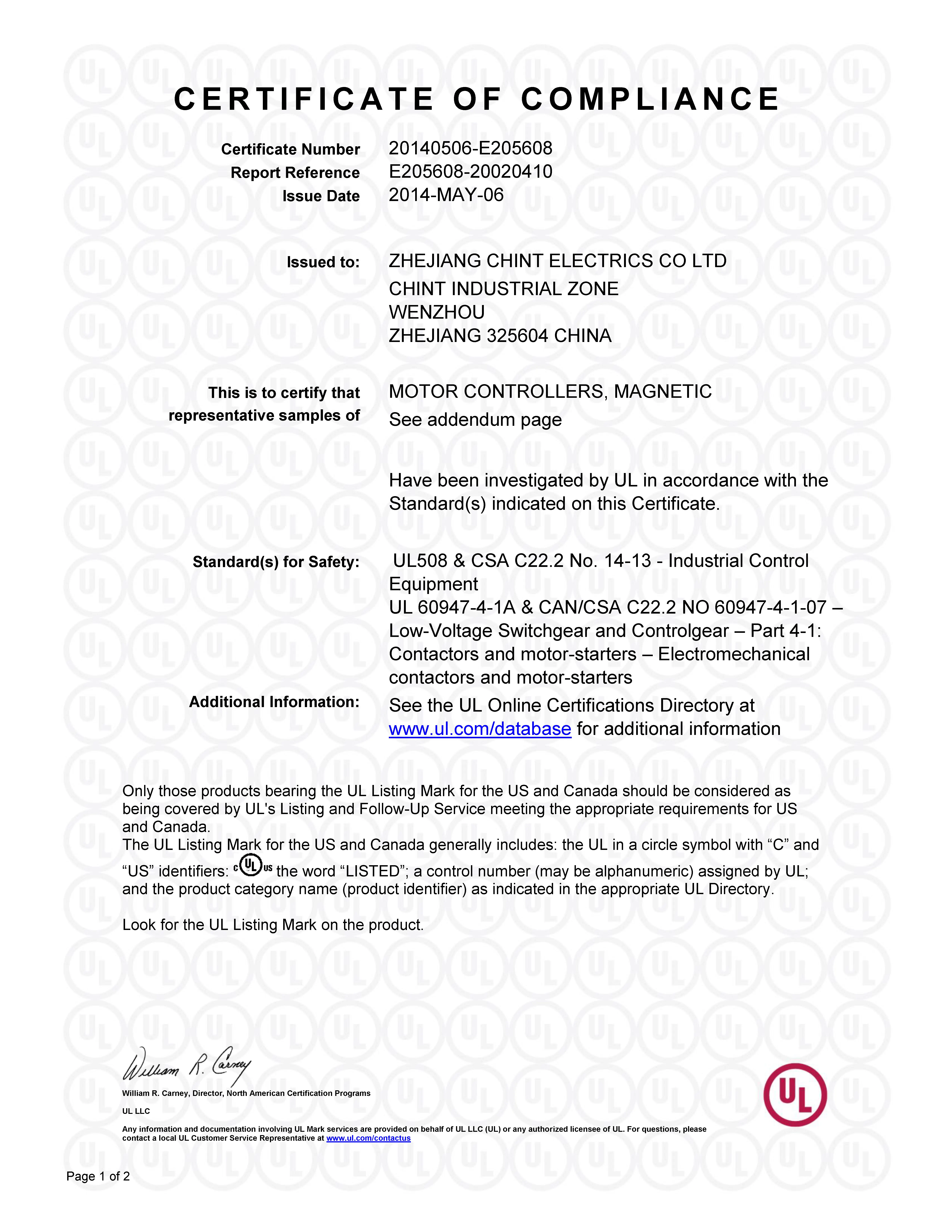 Chint Ul508 Listed Contactor 3 Pole 9a 12a 18a 25a 32a 40a 50a 65a 80a ...