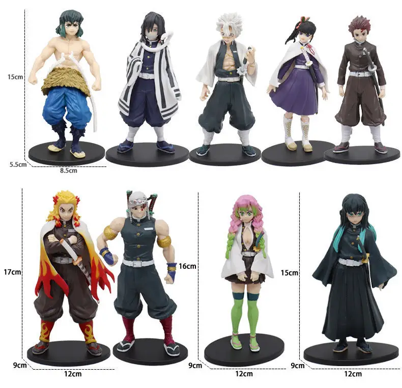 Demon Slayer Action Figures - 16 Models for Collectors