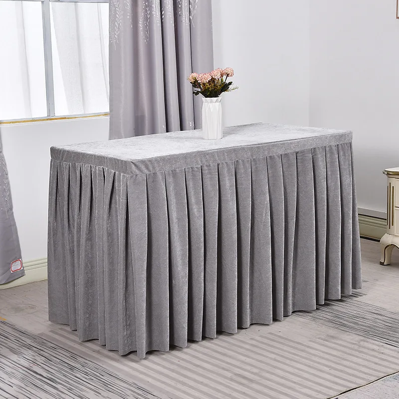 Colorful Conference Table Flannel Table Skirt Simple Table Cloths ...