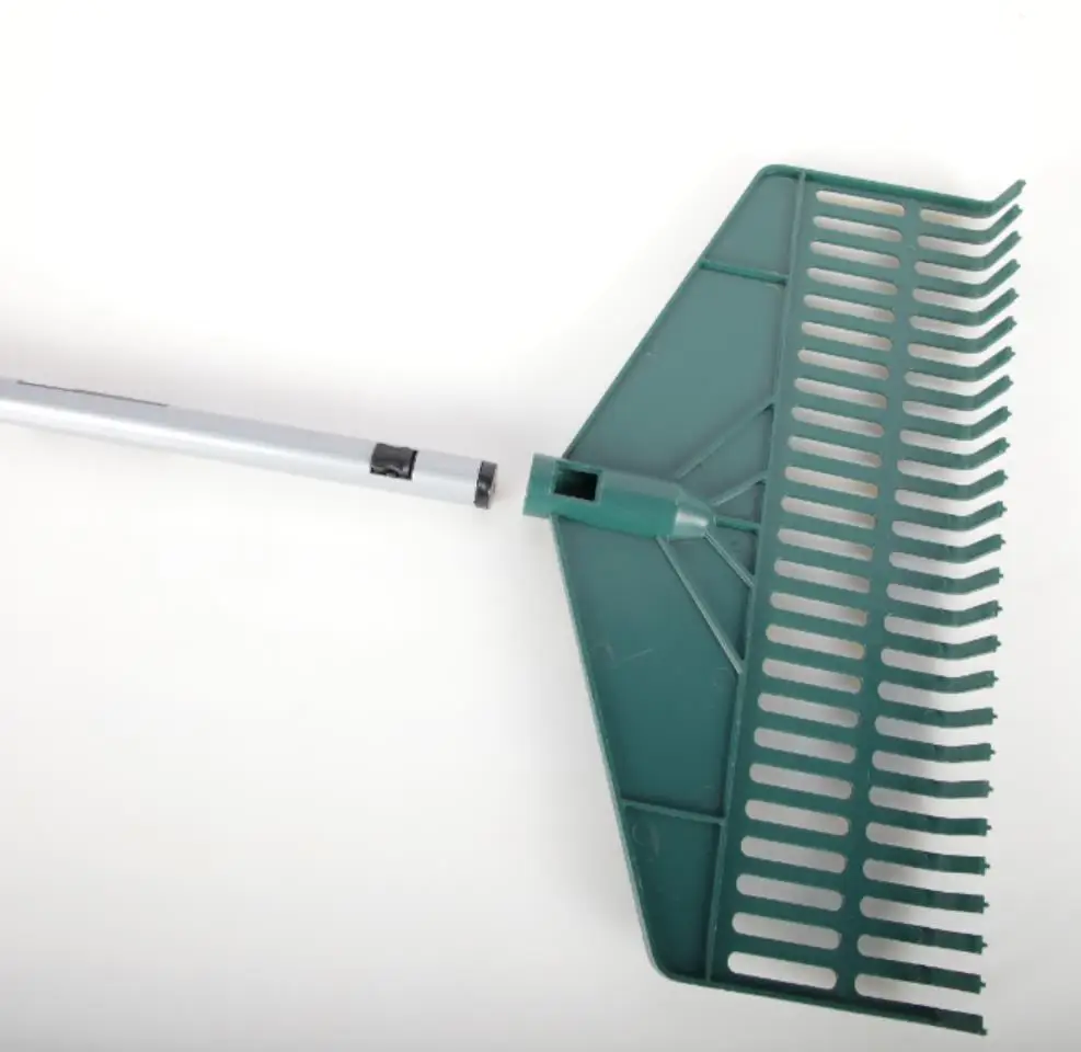 57 In 26 Tine Poly Leaf Rake For Leaves With Aluminum Handle - Buy ...