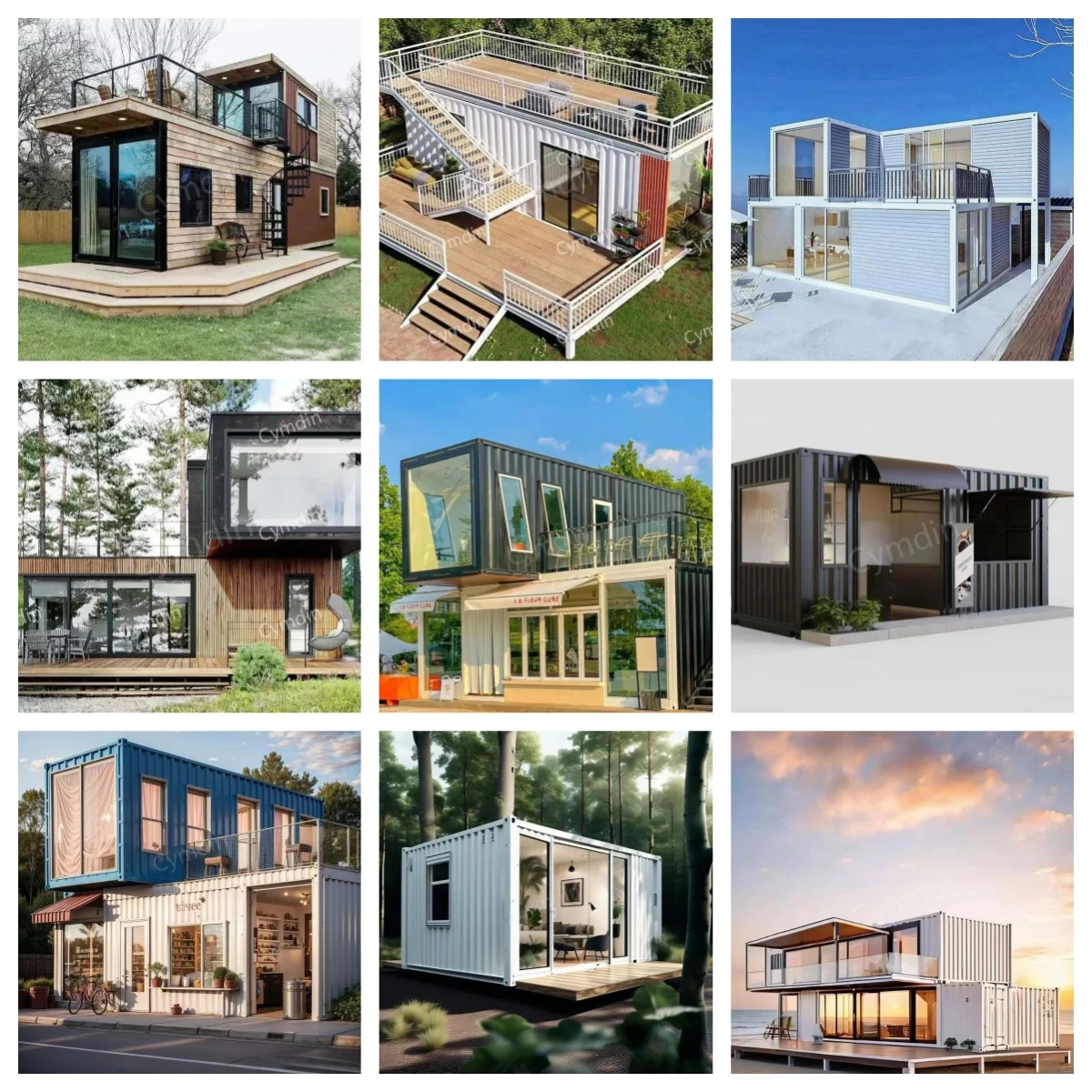 Cymdiin 20ft Customizable Modern Steel Container House
