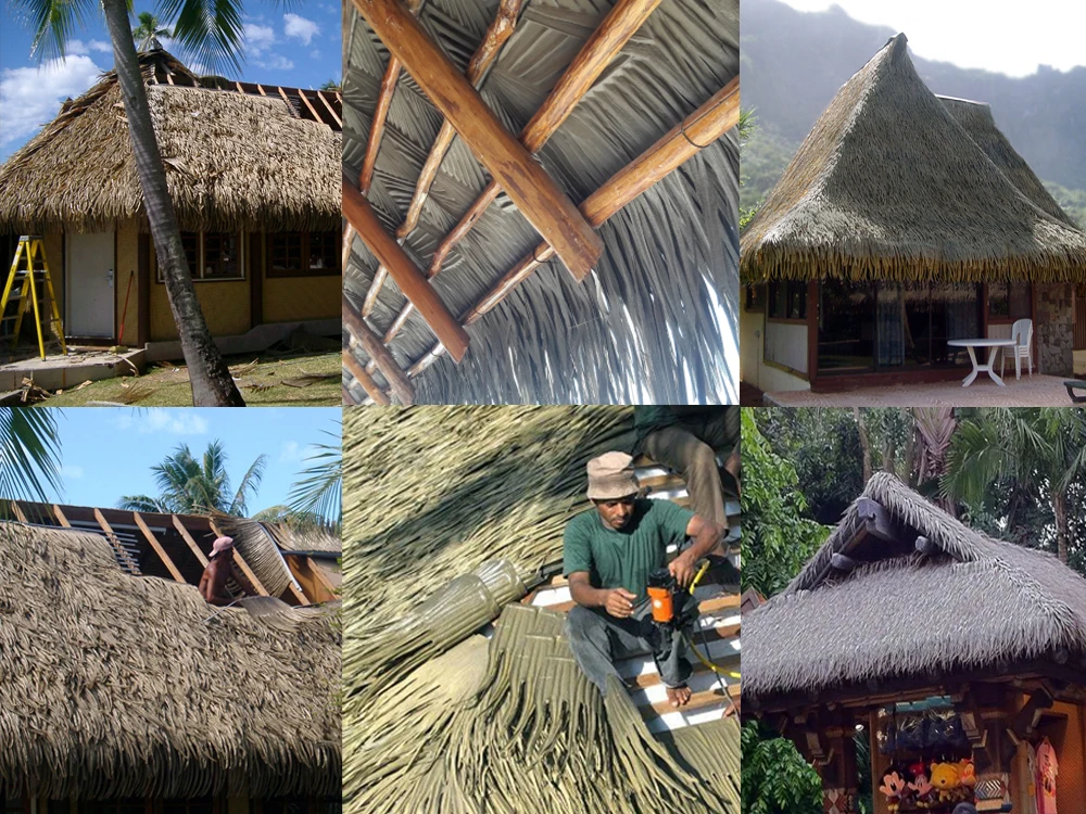 Synthetic Artificial Coconut Palm Leaf for Roof Tiles