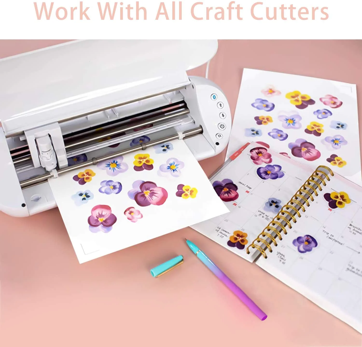 Printable Clear A4 Self Adhesive Waterproof Inkjet Printer Stickers ...