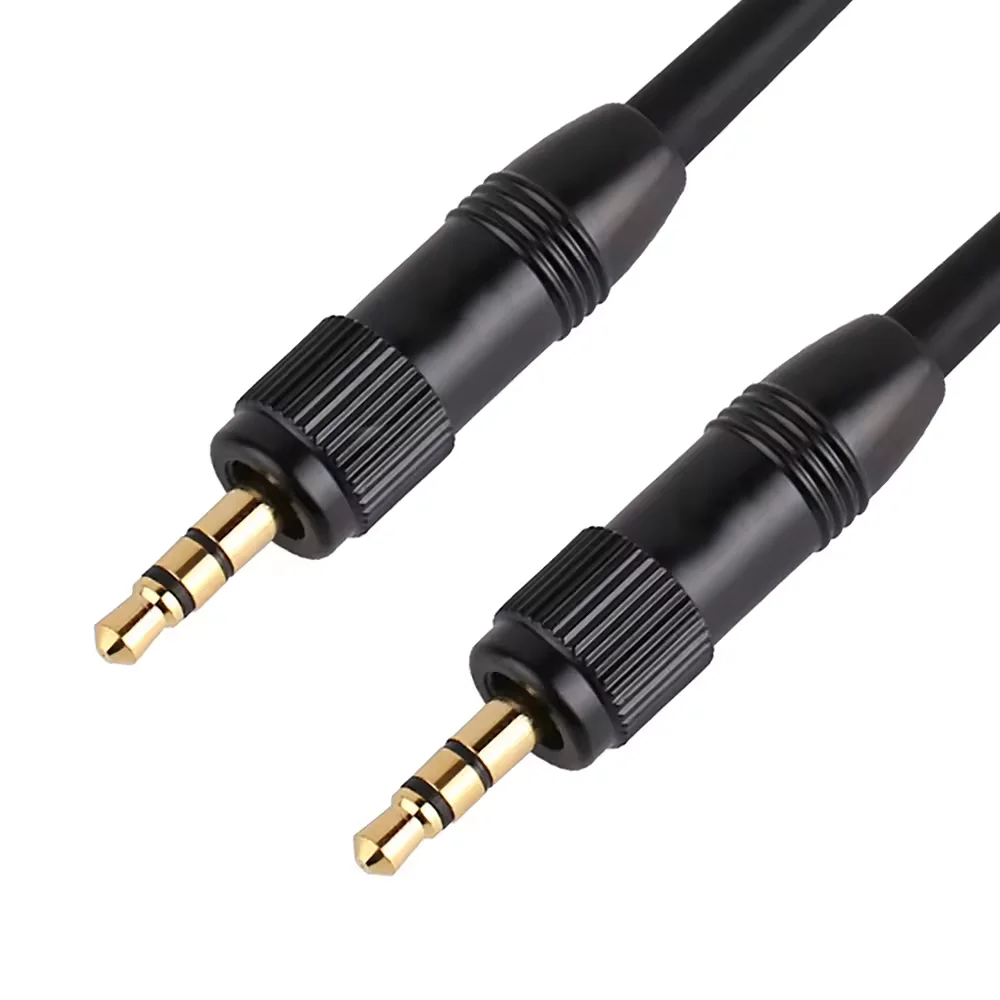 Locking 3.5MM Stereo Headphone Plug - Secure Audio Connection