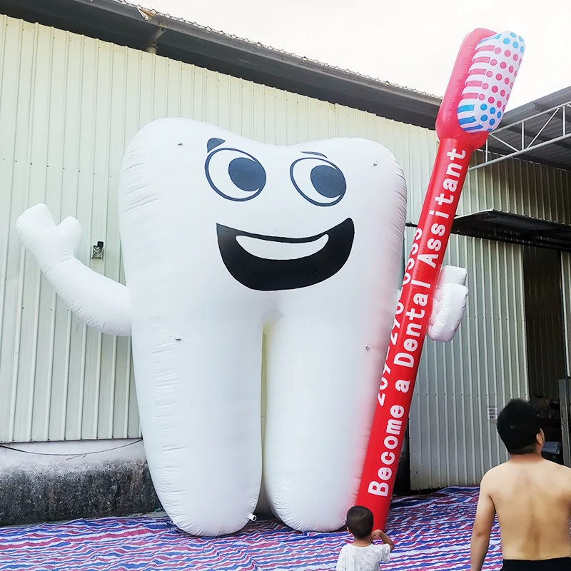 Custom Giant Inflatable Tooth Air Balloon Inflatable Smile Tooth ...