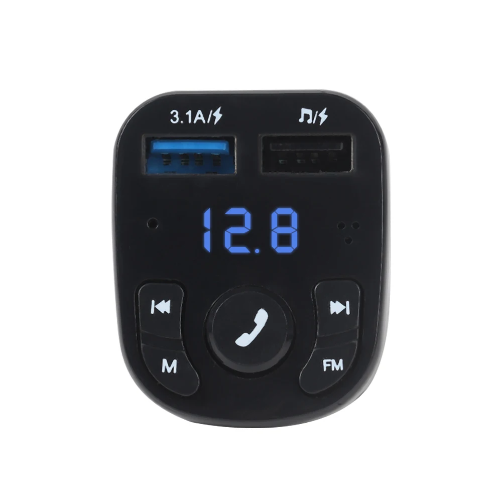 Wesdar New Modulator Car Bluetooth Fm Transmitter Car Charging Dual Usb ...