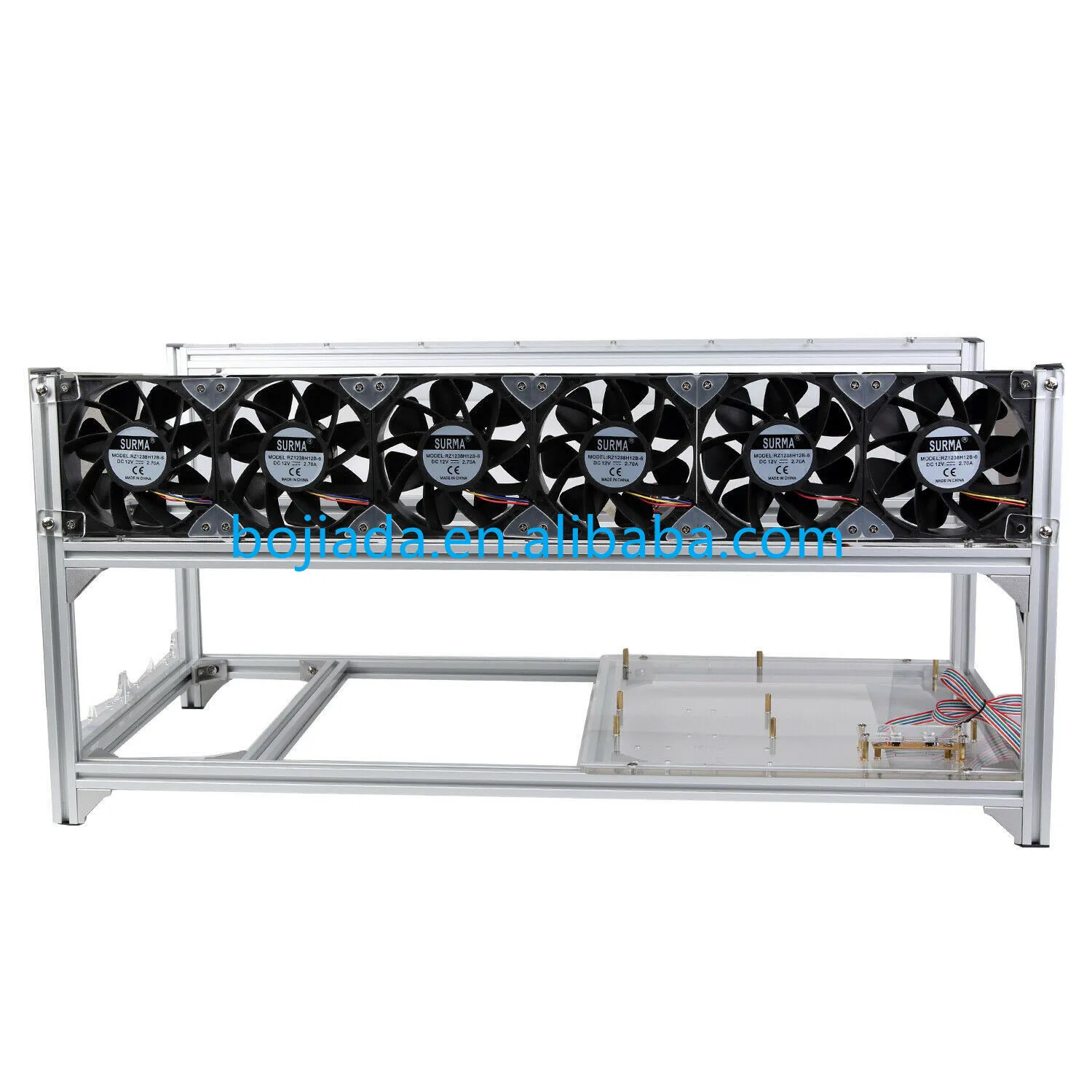 GPU Frame - Stackable Graphics Card Rig Case for 6-20 Gpus