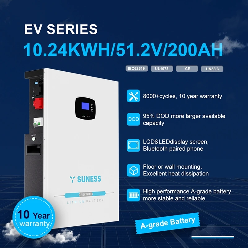 48v 10kw Lifepo4 Battery Pack - 10kwh Powerwall Solution