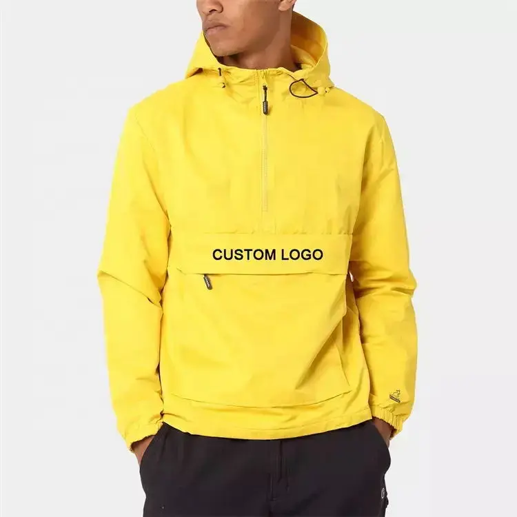 OEM Custom Printing Mesh Lining Waterproof Jacket for Men