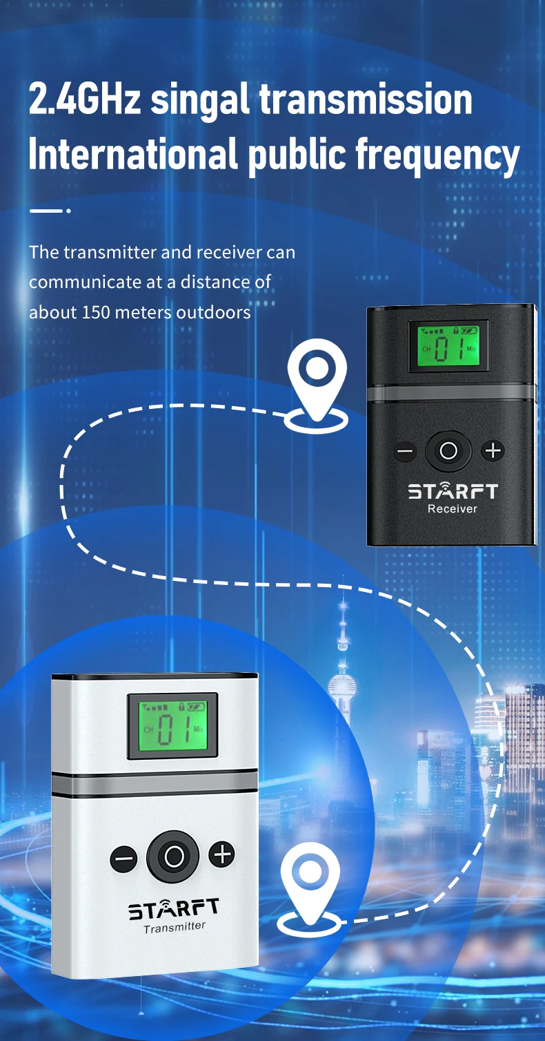 Starft F60 Tour Guide System Wireless Museum Visiting Tour Visiting ...