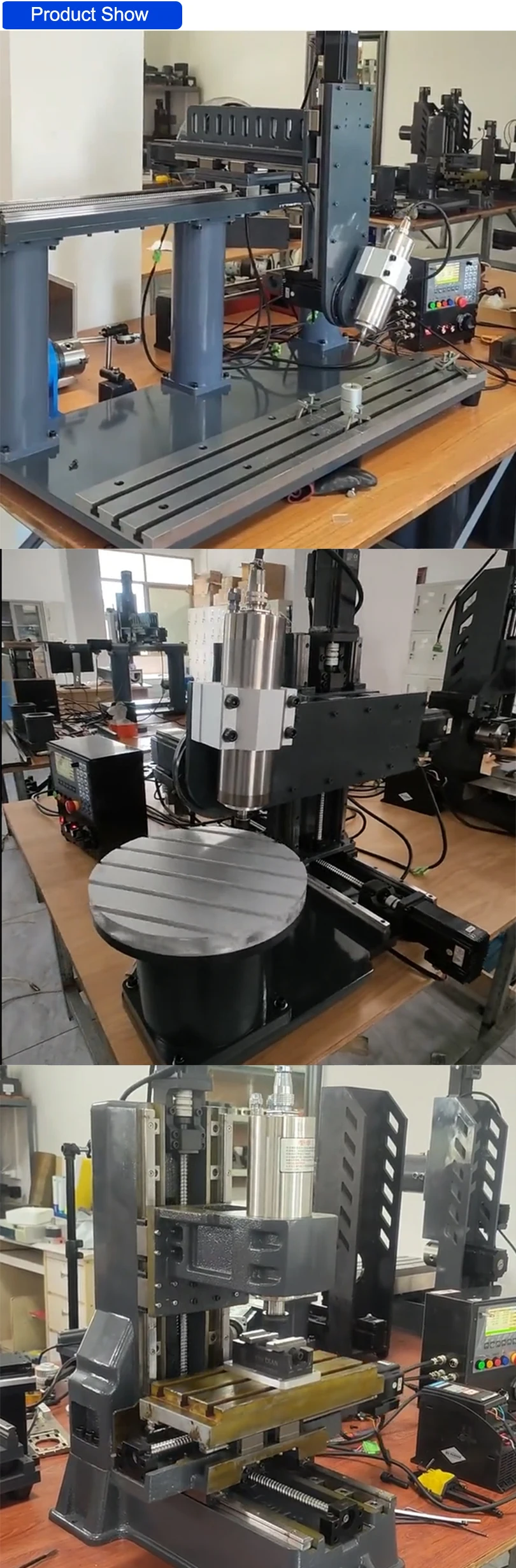 Ringbo 1500w Spindle Desktop CNC Router for Metal Milling