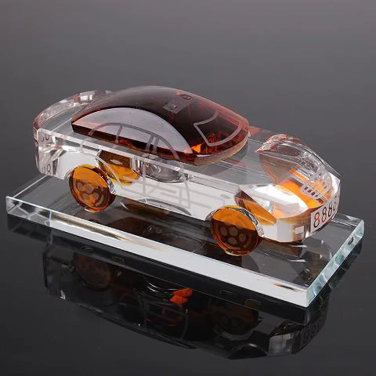Crystal Glass Car Model Souvenir - Perfect Gift Idea