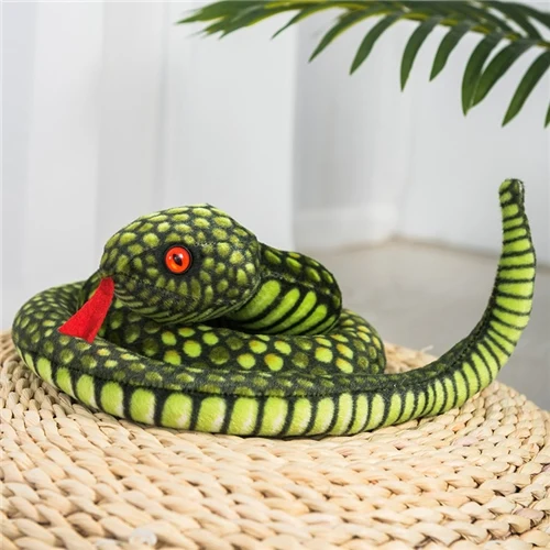 Giant Snake Plush - Realistic Stuffed Animal Toy