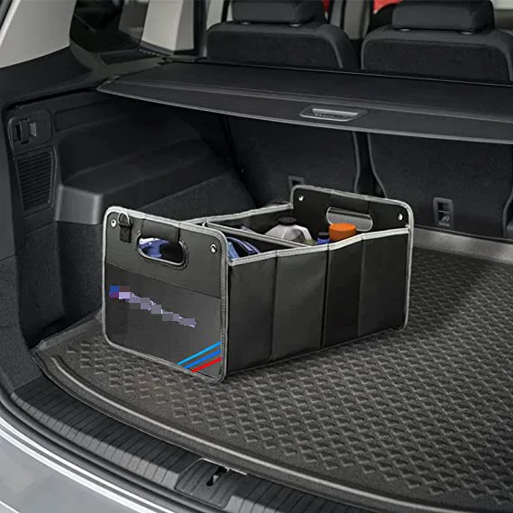 Collapsible Backseat Auto Cargo Storage Box Foldable Car Trunk ...
