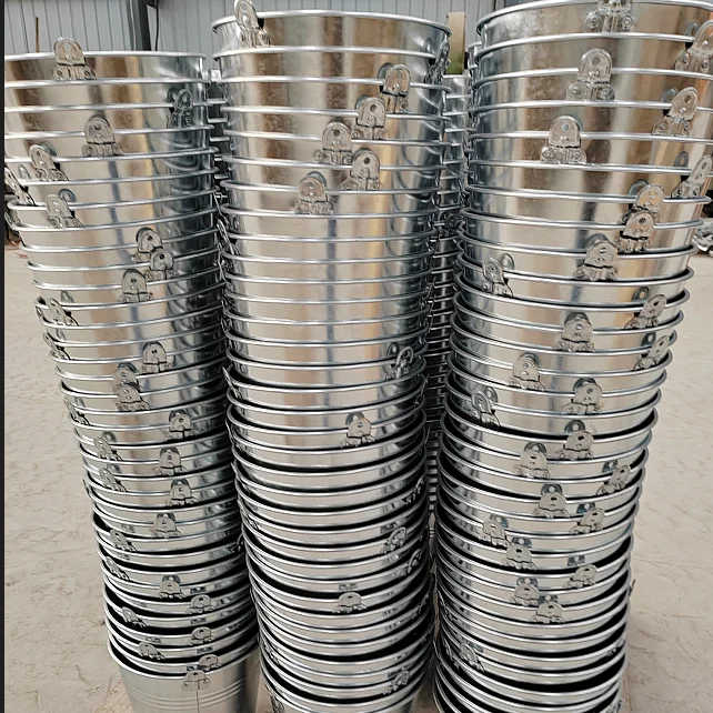 Small Galvanized Metal Bucket - Eco-Friendly 10-15L Tin Pail for Home ...