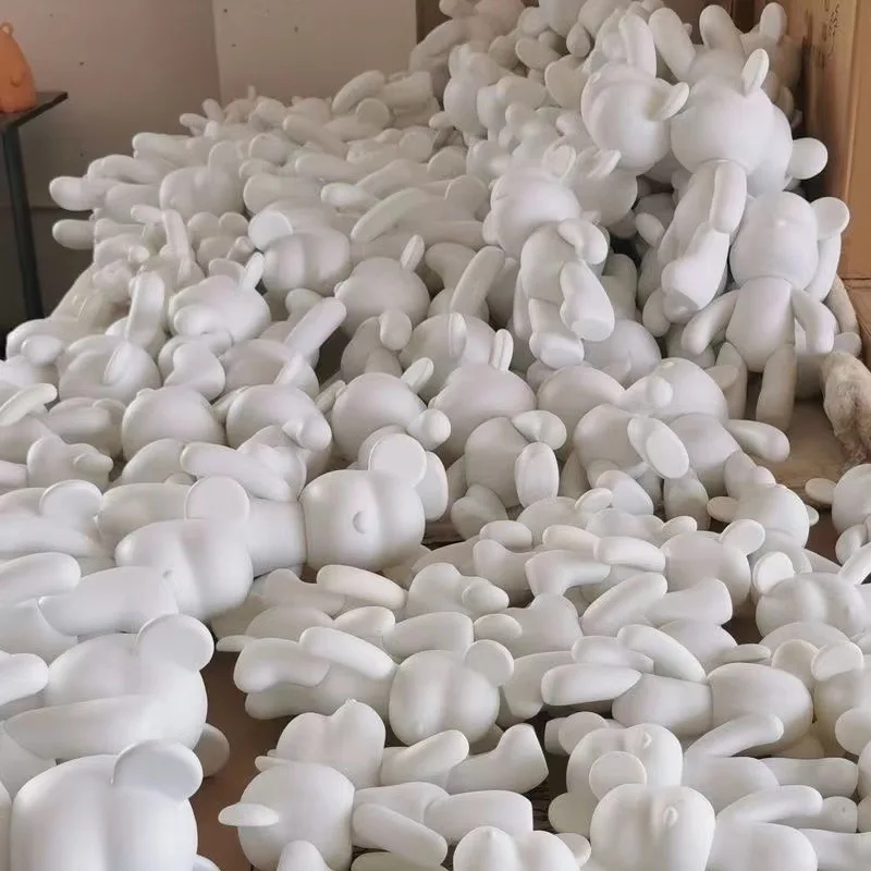 Different Sizes Fluid Violent Bear Resin Crafts Enamel Liquid Bear ...