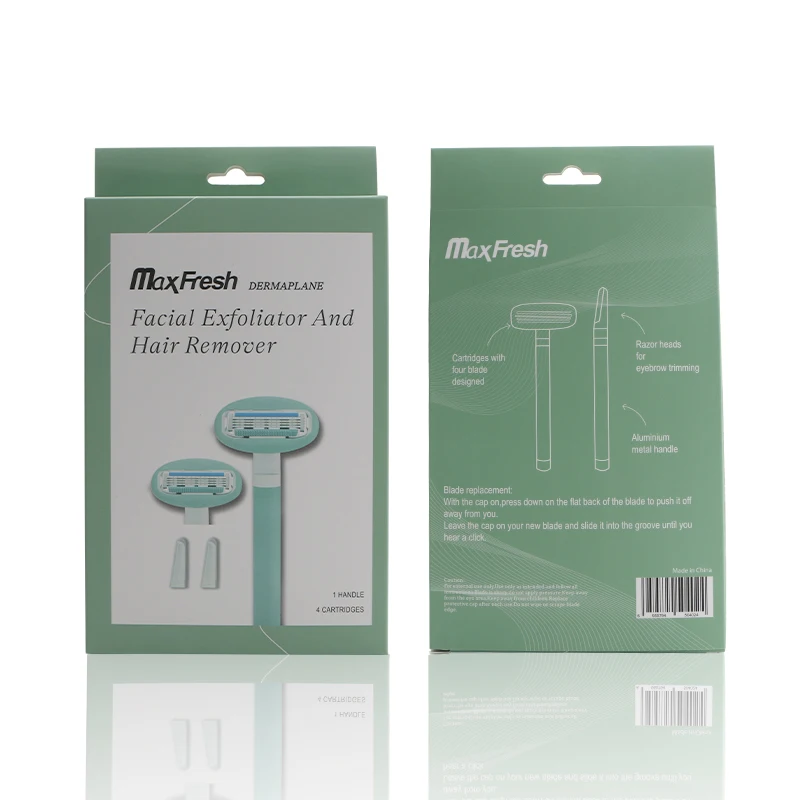 D94101 Four Blade System Razor with Eyebrow Trimmer for Lady