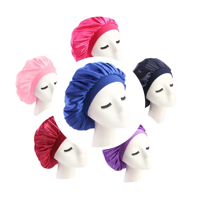 Custom Logo Luxury Hat Sleep Designer Satin Bonnets Silk - Buy Bonnets ...