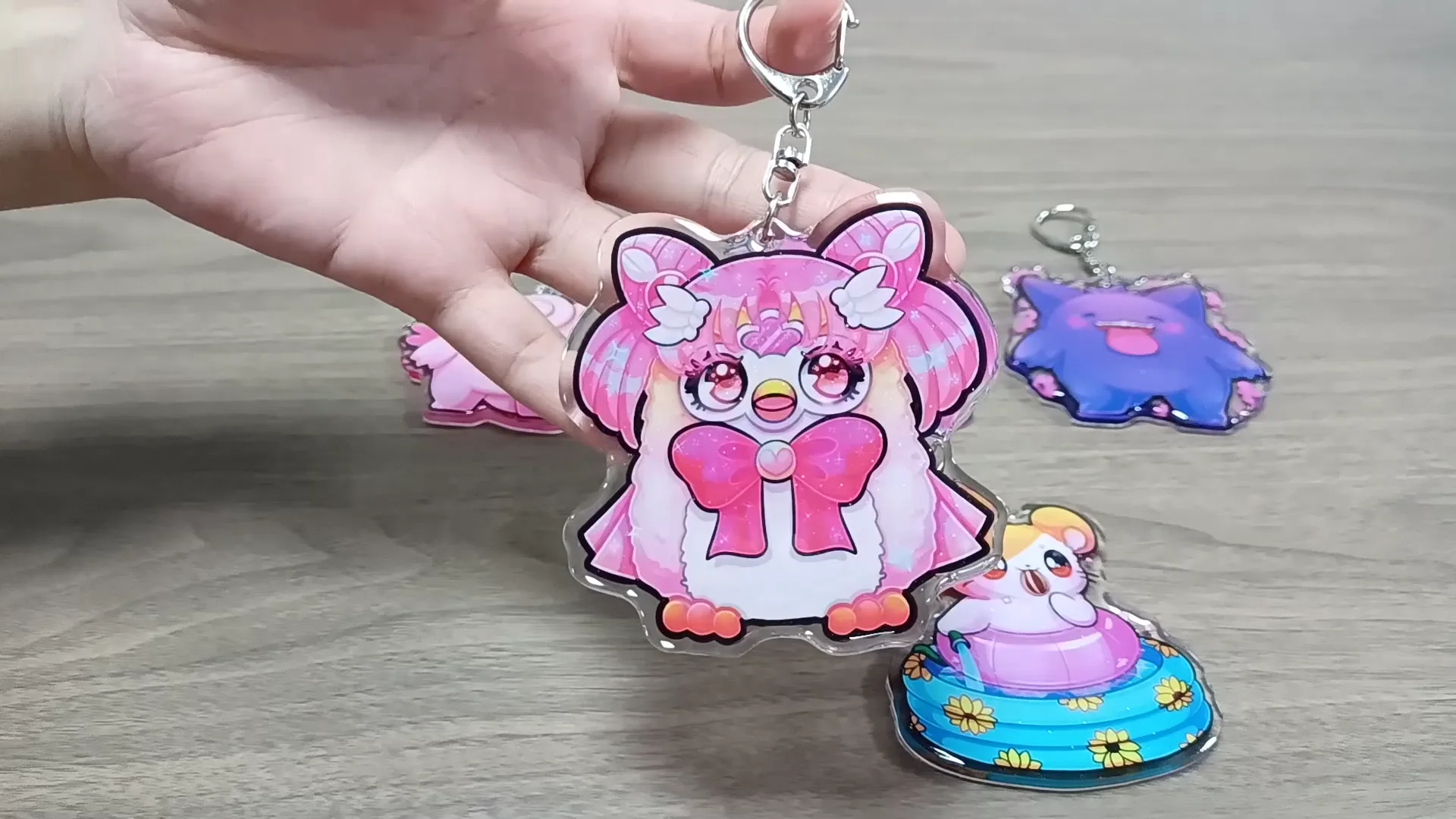 High Quality Cartoon Transparent Custom Logo Printed Anime Charms ...