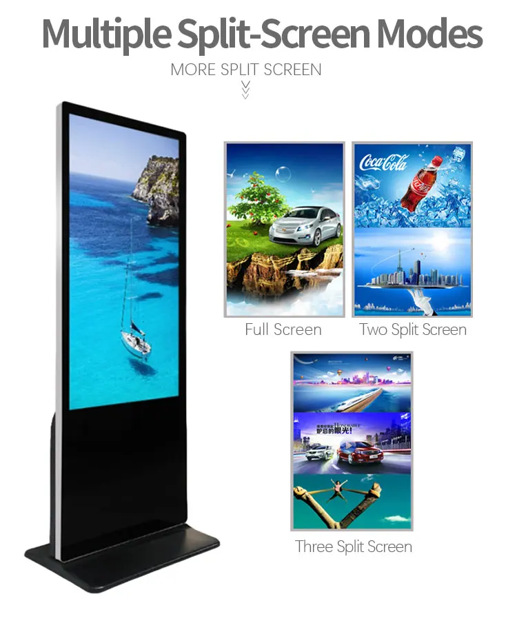 100inch Big Size Shopping Mall Kiosk Customized Smart Android Touch Lcd ...