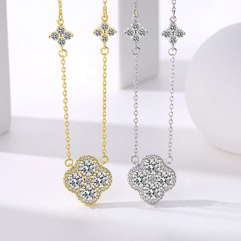 Vana Fine Jewellery S925 Lucky Four-leaf Clover Jewlery Bijoux Women 18k Gold Plated 925 ...