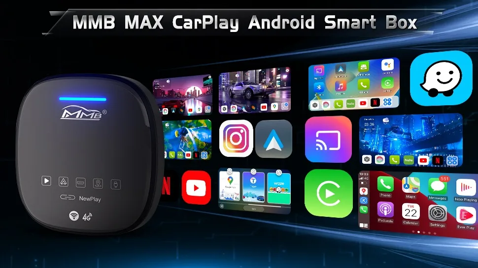 Mmb Carplay 4+64gb Android 10 Portable Carplay Ai Box Wireless Android ...